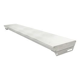 Alu stopnice protidrsne vključno z 2 pokrovi in vijaki - izvedba: natur ...