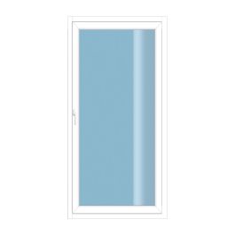 Vhodna vrata Alu Pro - Merkur - Barva: bela, odpiranje znotraj: levo po DIN-u